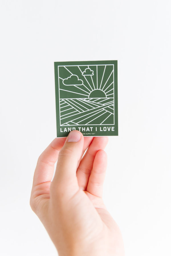 Land That I Love Sticker - Green - Nature Supply Co