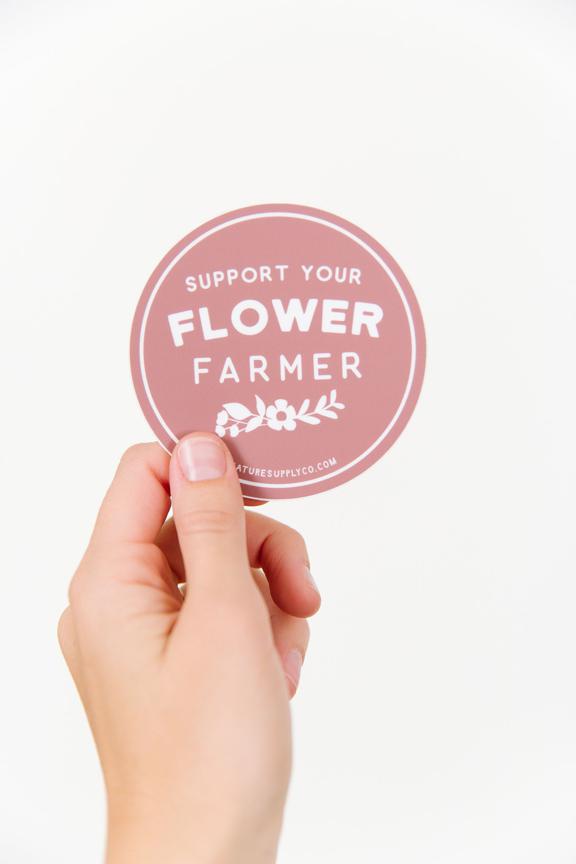 Flower Farmer Sticker - Nature Supply Co